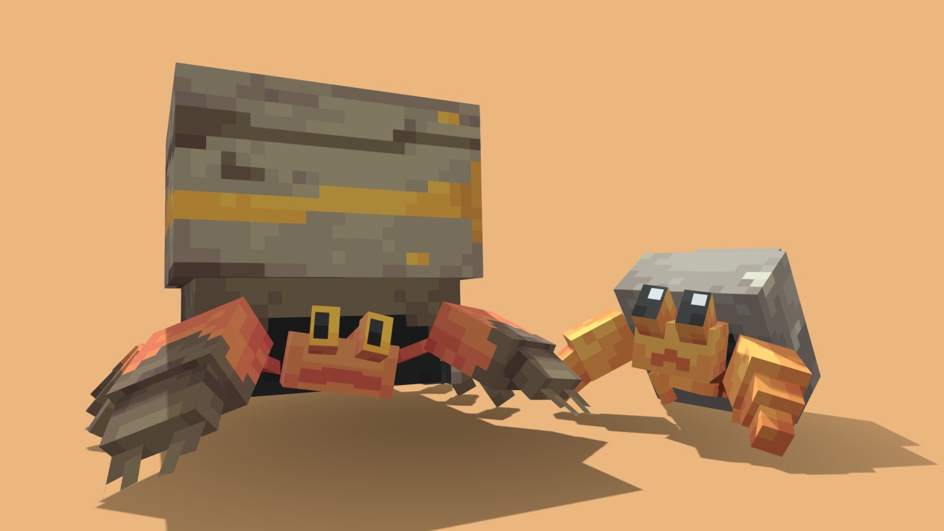 Dwebble Line Cobblemon 3d Model By Heavenlypiers [10173f5] Sketchfab