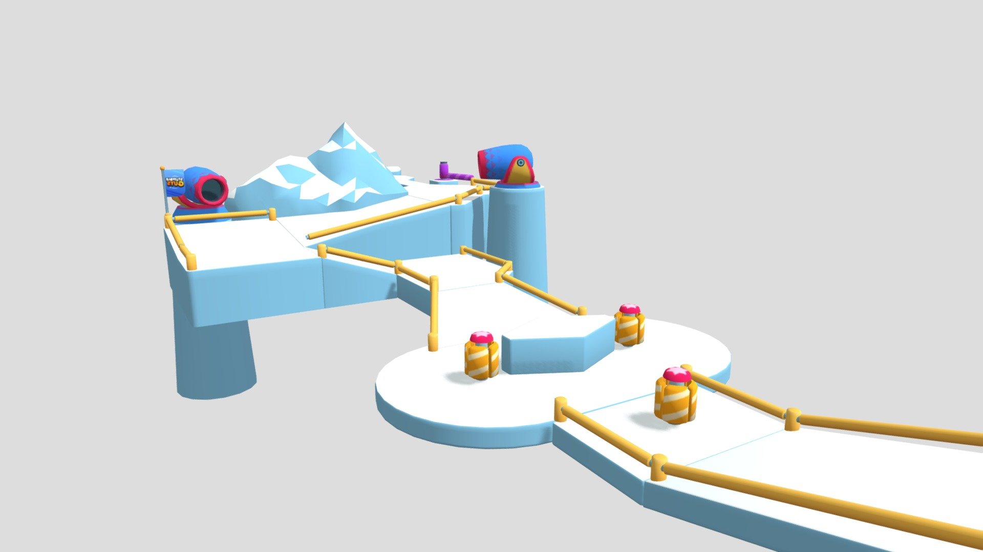 ICY HEIGHTS STUMBLE GUYS - Download Free 3D model by BRUNO 365 ...
