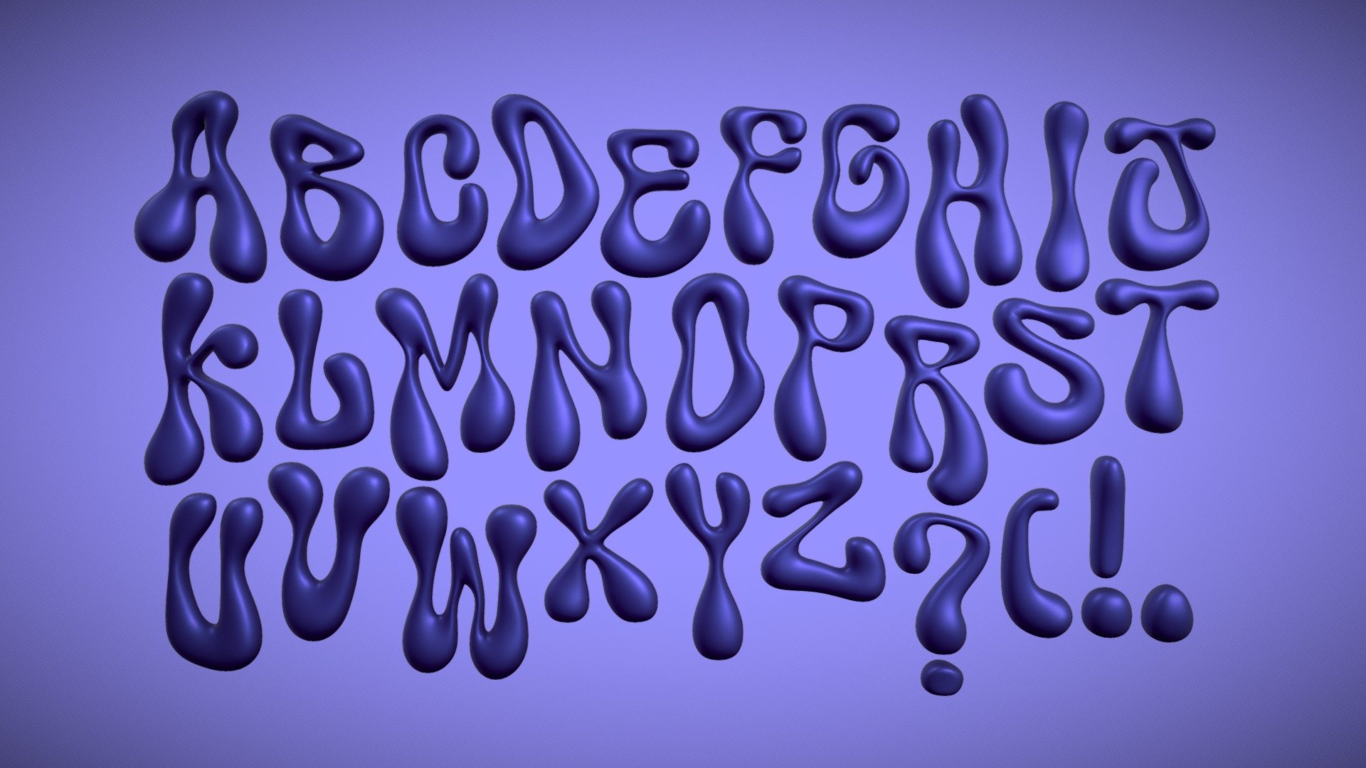Wobbly Letters Asset Pack - 3D model by Jojo Cocktail (@jojococktail) [101978e] - Sketchfab