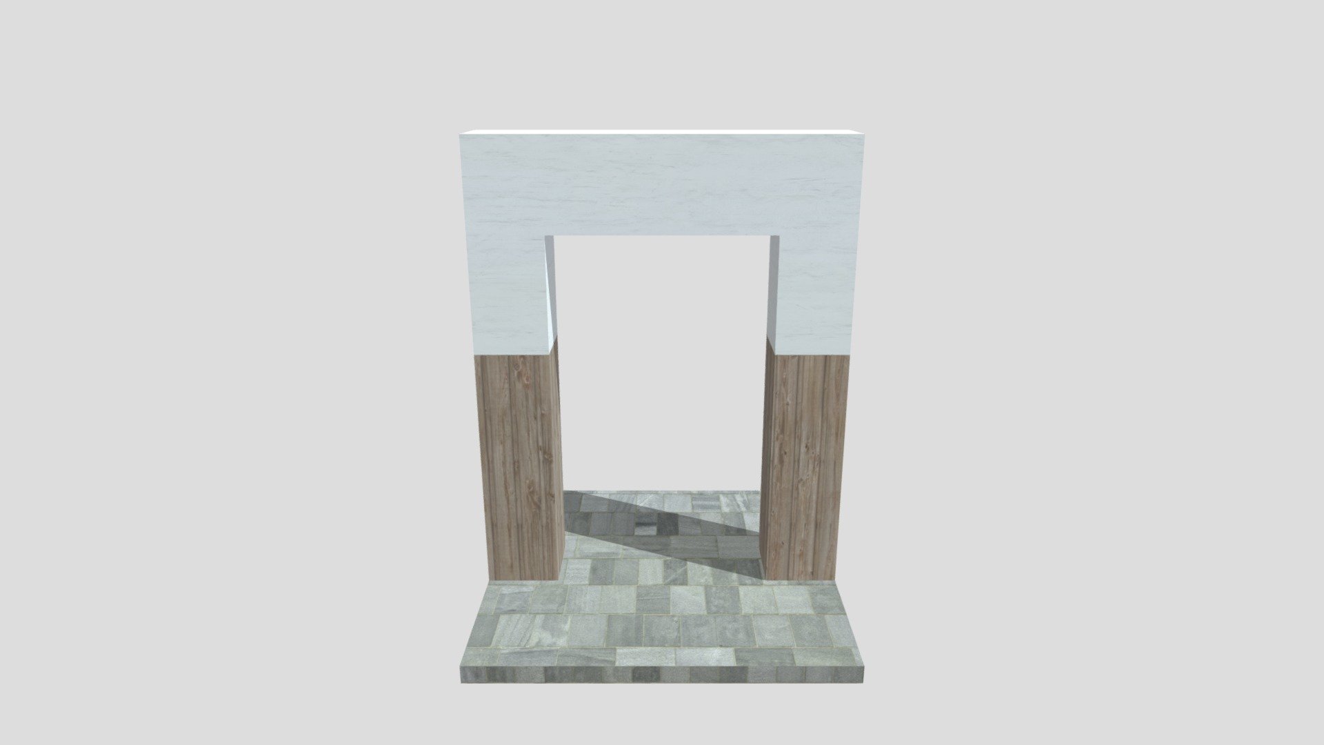 wall door - 3D model by acevandort [101c562] - Sketchfab