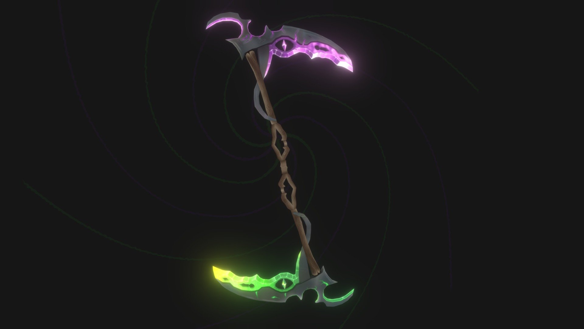 Crystal Snake Scythe | Weapon Craft - 3D model by Eitvile ...