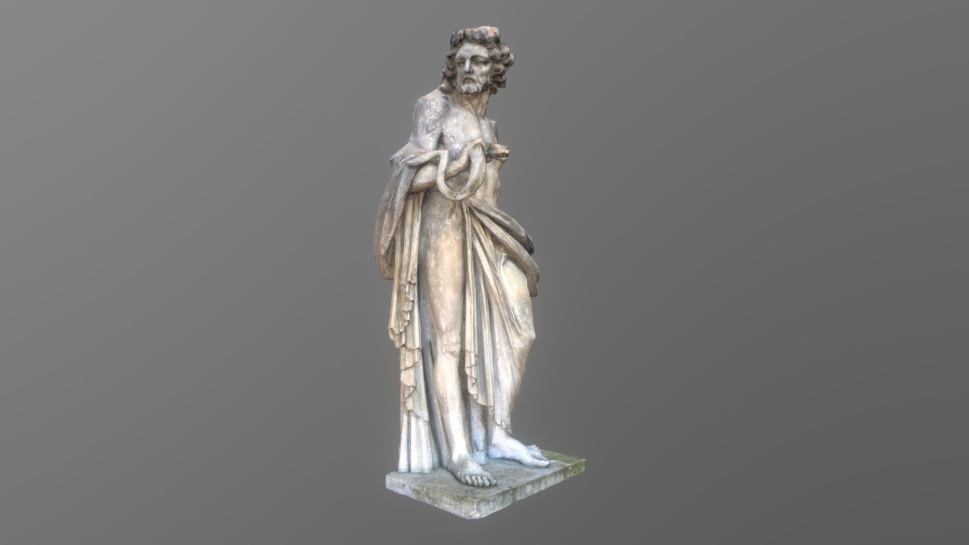 Man with a snake & stick (Neues Palais, Potsdam) - Download Free 3D ...
