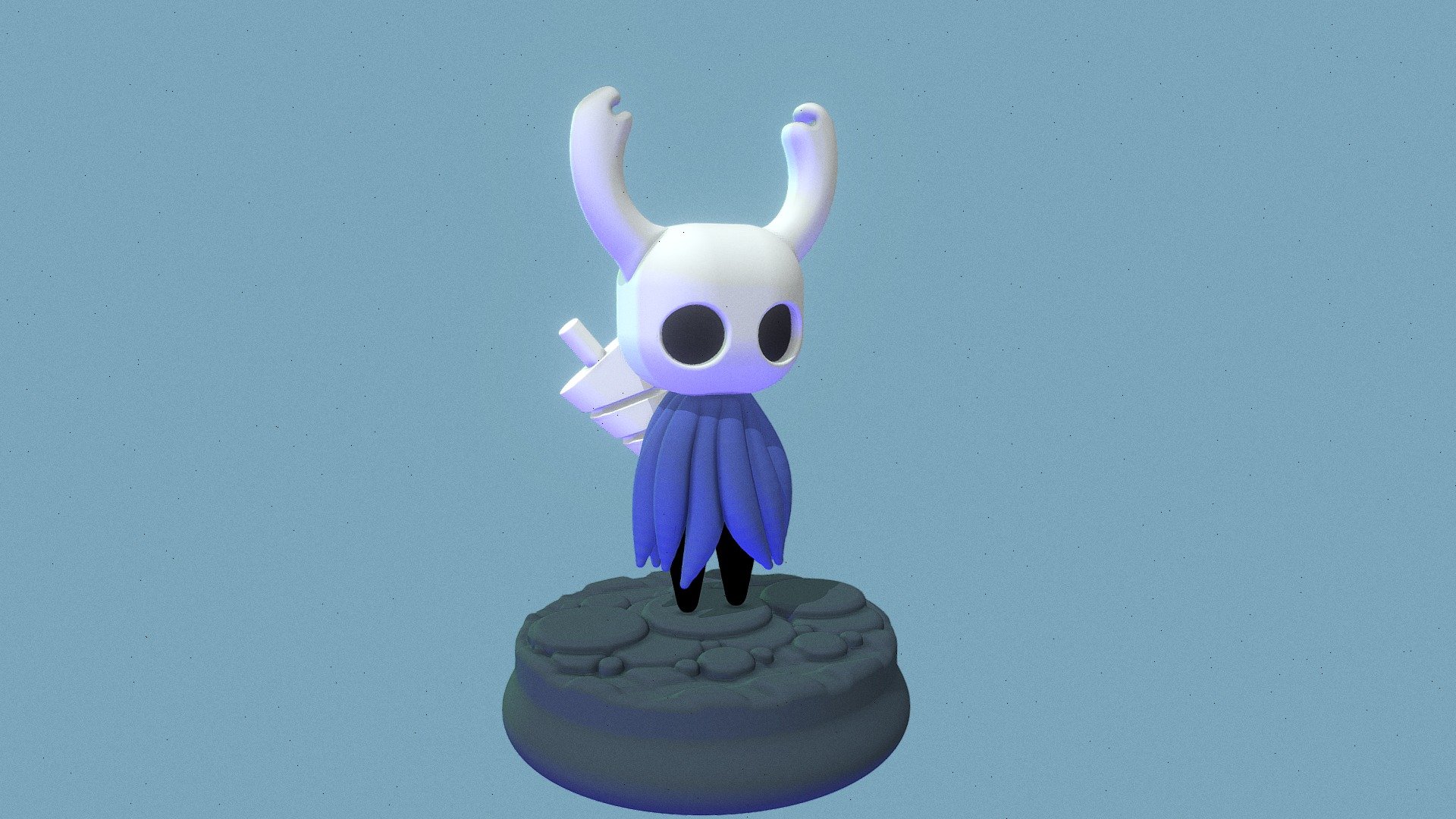 Hollow Knight Ghost - 3D model by DaggerBug [101f15e] - Sketchfab