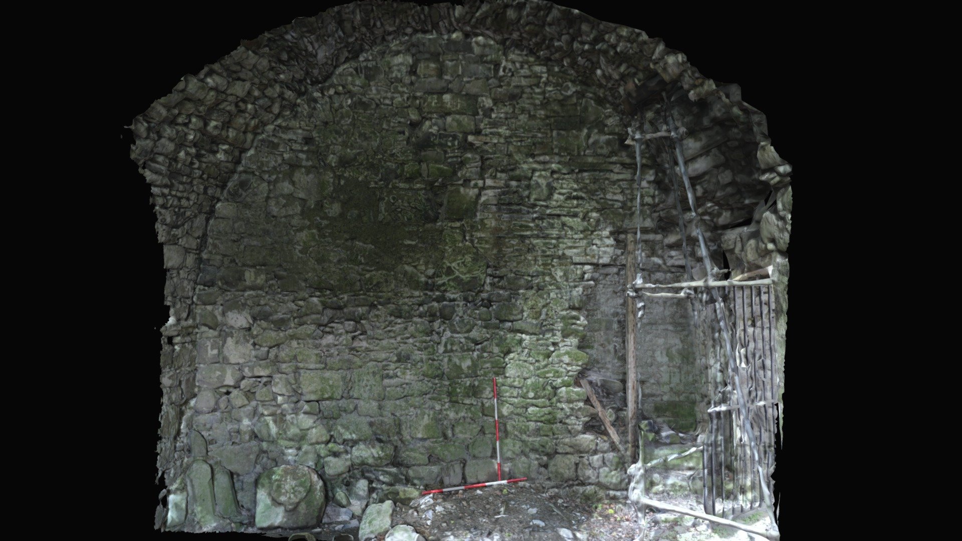 Killeigh Friary West Gable - Download Free 3D model by Offaly Heritage ...