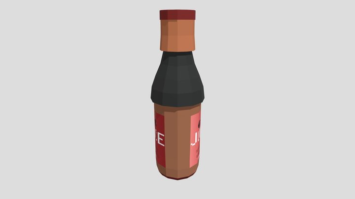 Juice-bottle 3D models - Sketchfab