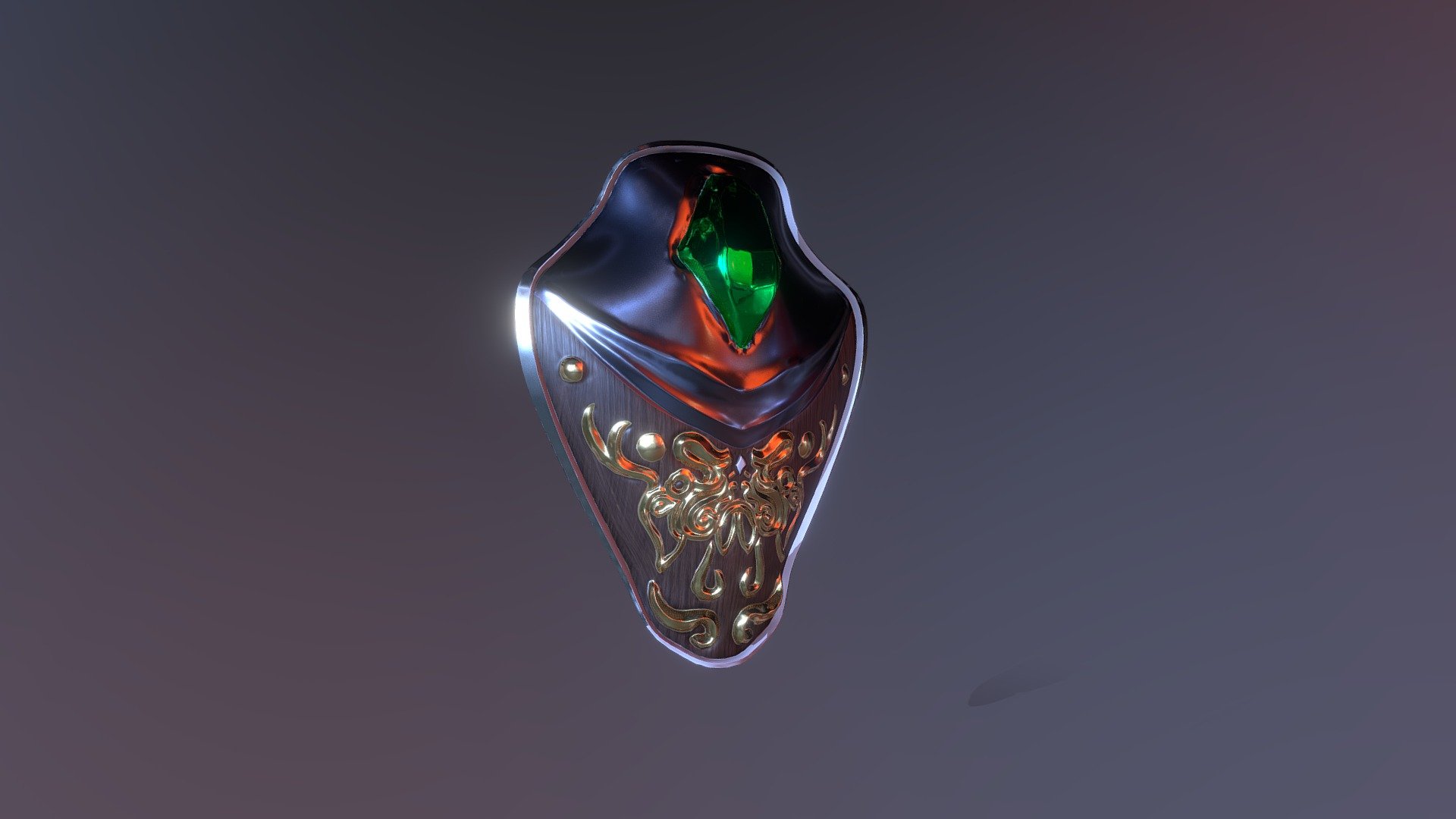 Low Poly Shield - 3D model by Nathan_TS (@ahzairoh) [1020a89] - Sketchfab
