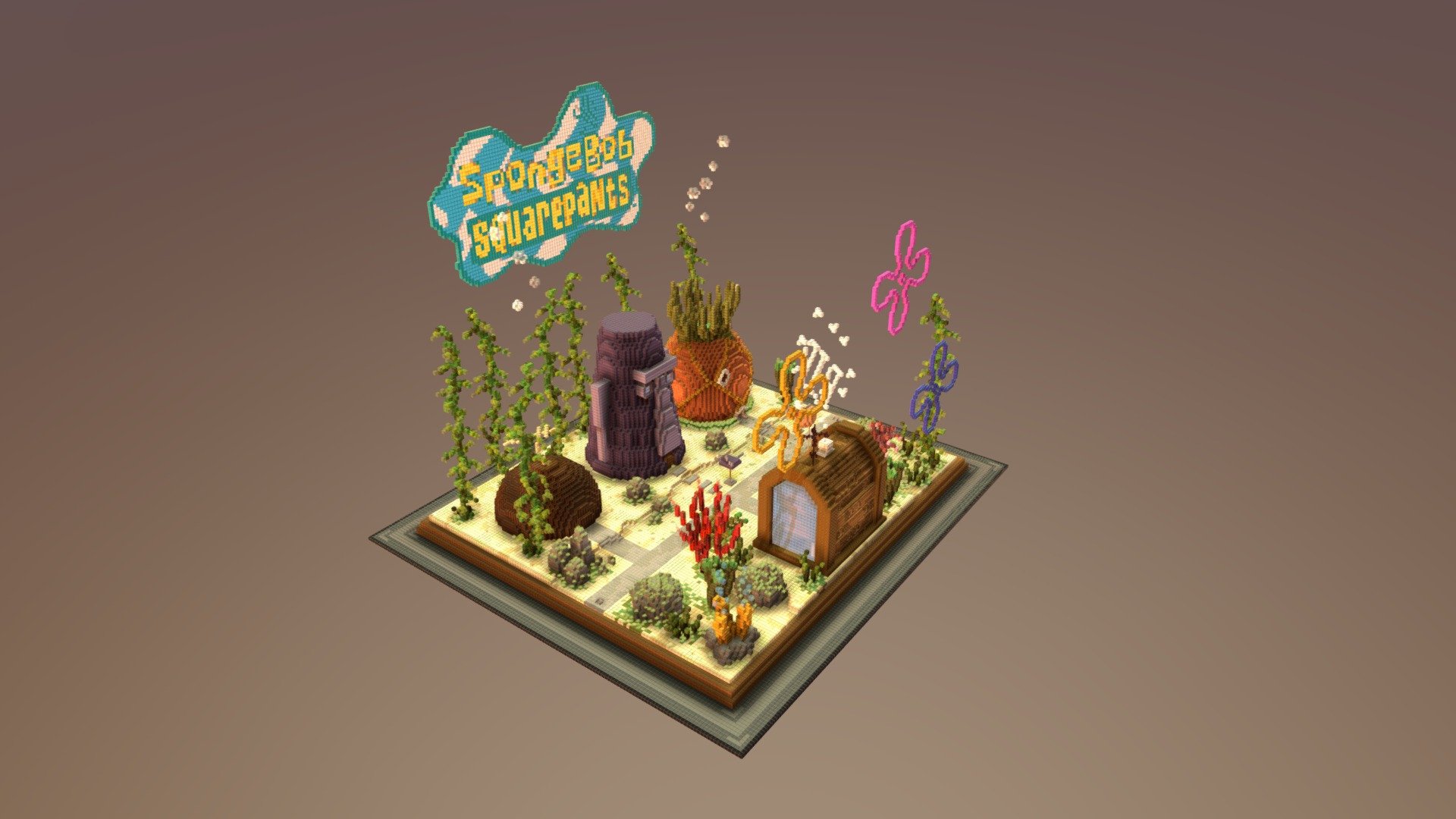 Practice / Spongebob Squarepants Arena - Download Free 3D model by ...