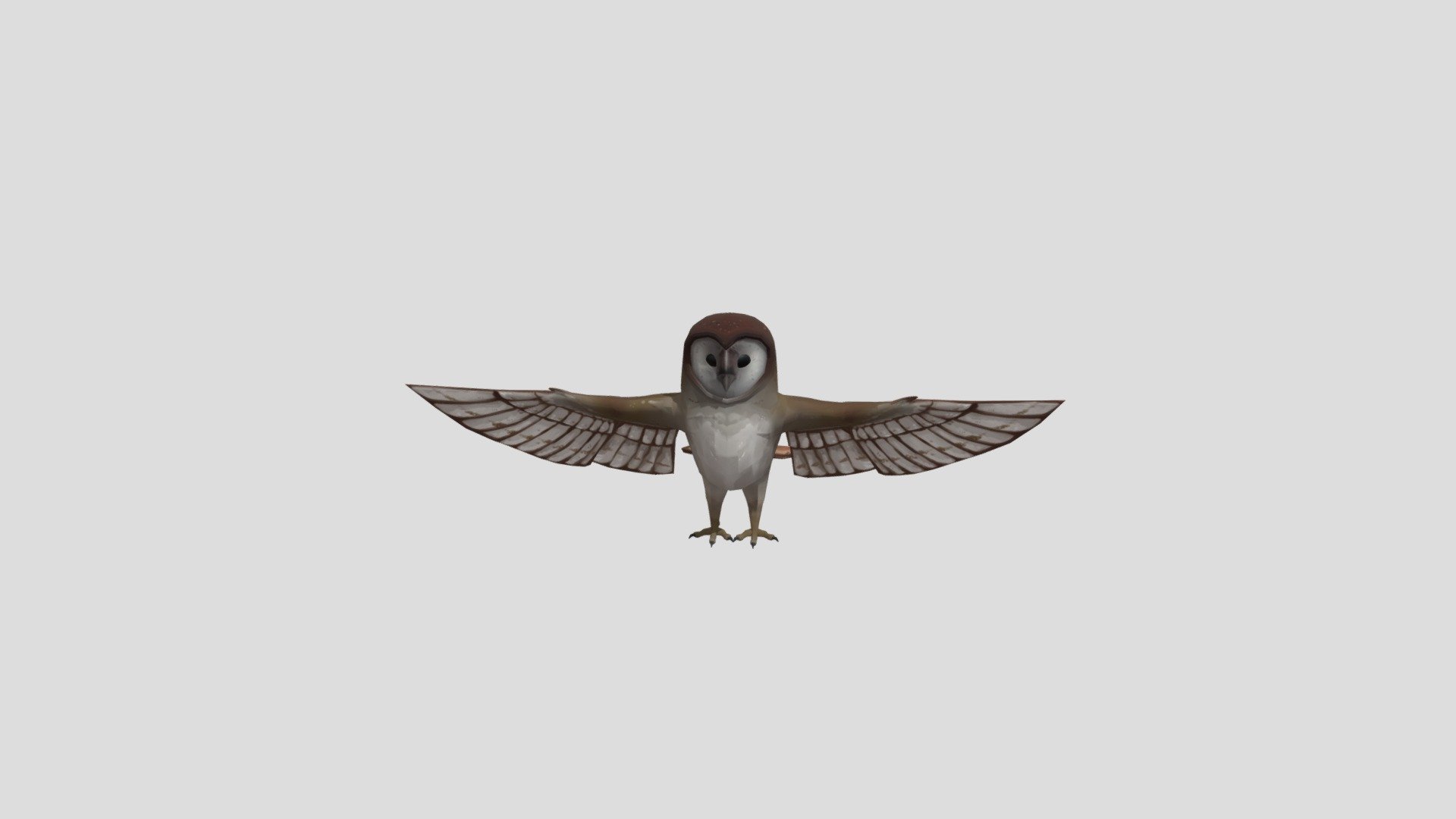 Owl Model With Rig - 3D model by arctie (@arctiemail) [10225a9] - Sketchfab