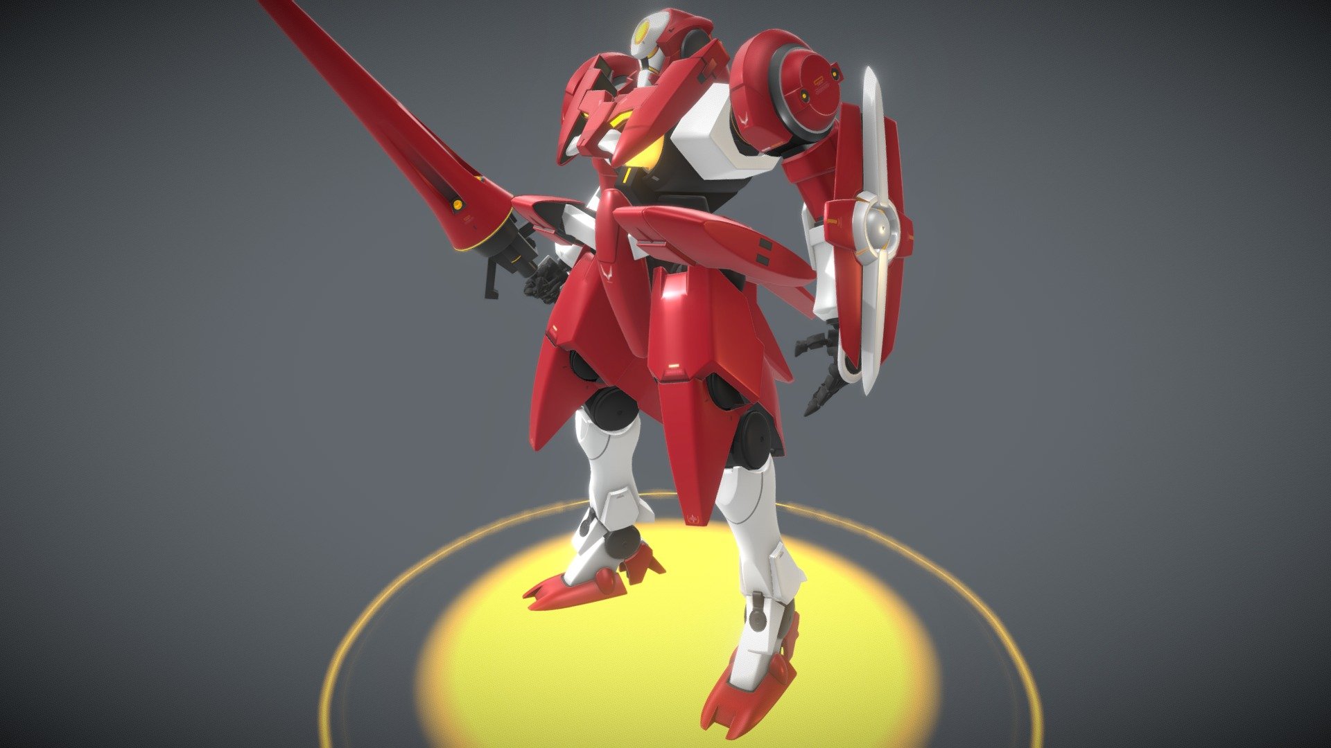 Mobile suit GNX-609T - Buy Royalty Free 3D model by nunoka [1022946 ...
