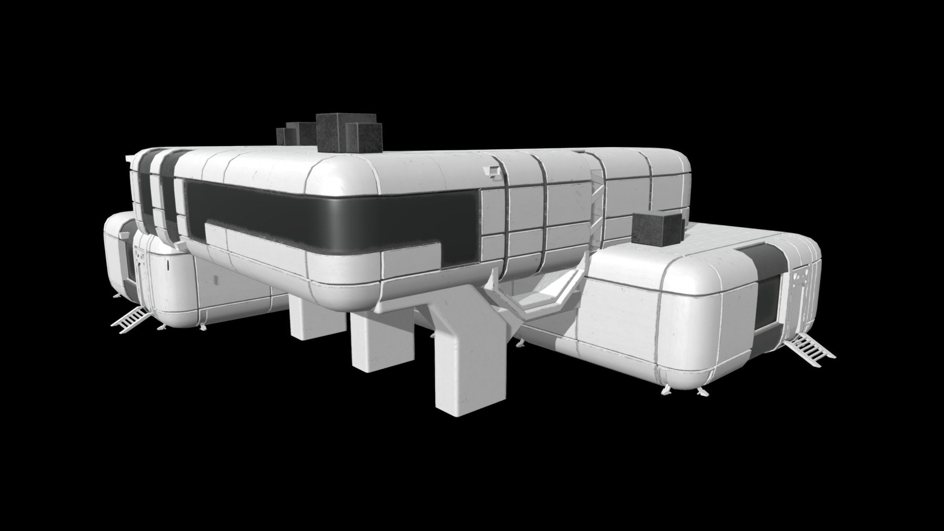 Space Base - 3D model by Ryan_3D [10270b3] - Sketchfab