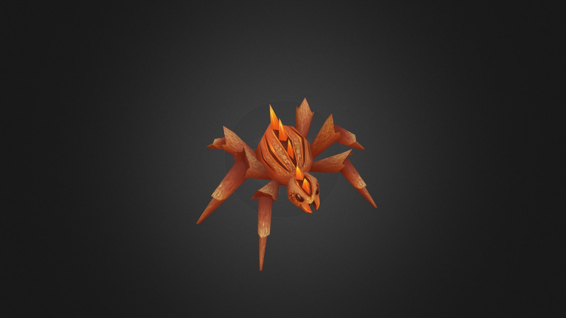 Spider. Low Poly - Download Free 3D model by cattleya [1029c25] - Sketchfab