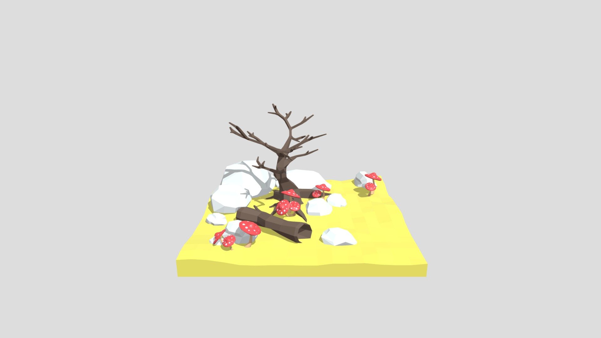 night tree - 3D model by ameliarusso04 [102a4d1] - Sketchfab