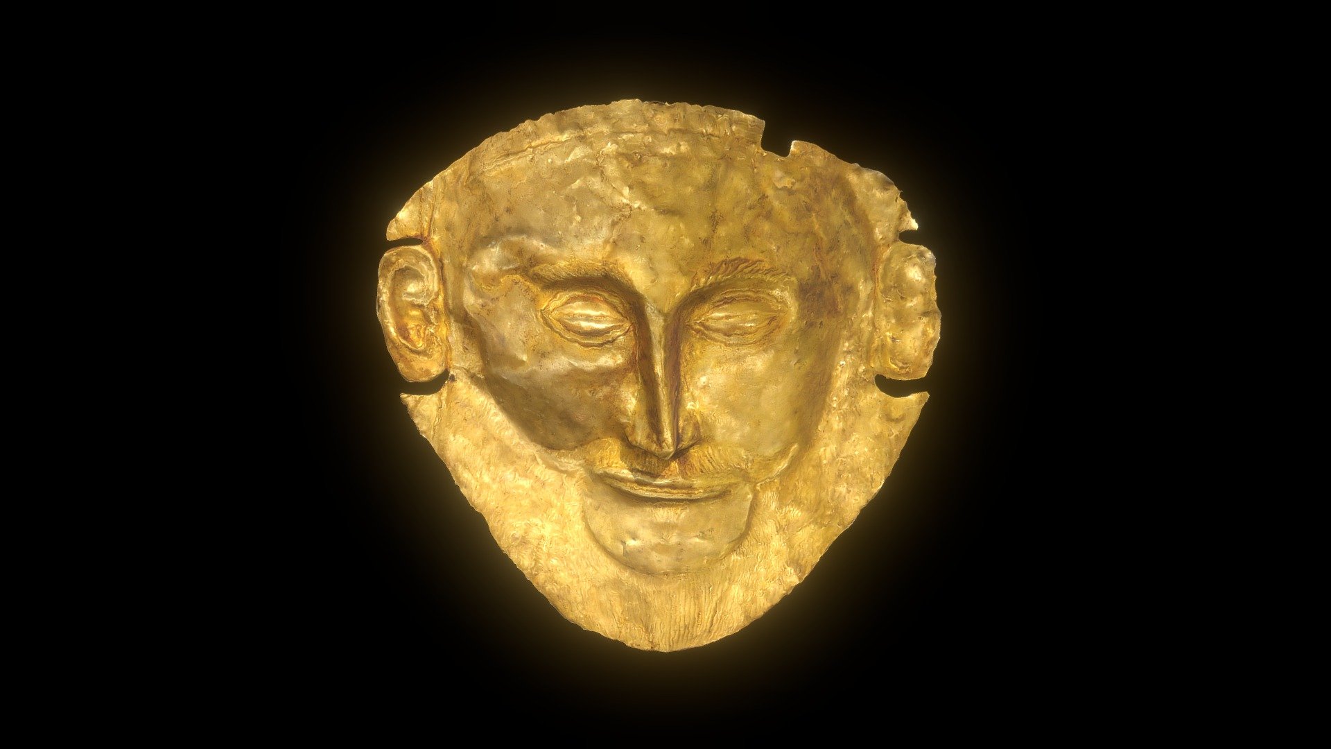 Agamemnon Mask - 3D model by 3D Heritage (@3d-heritage) [102d9b0 ...