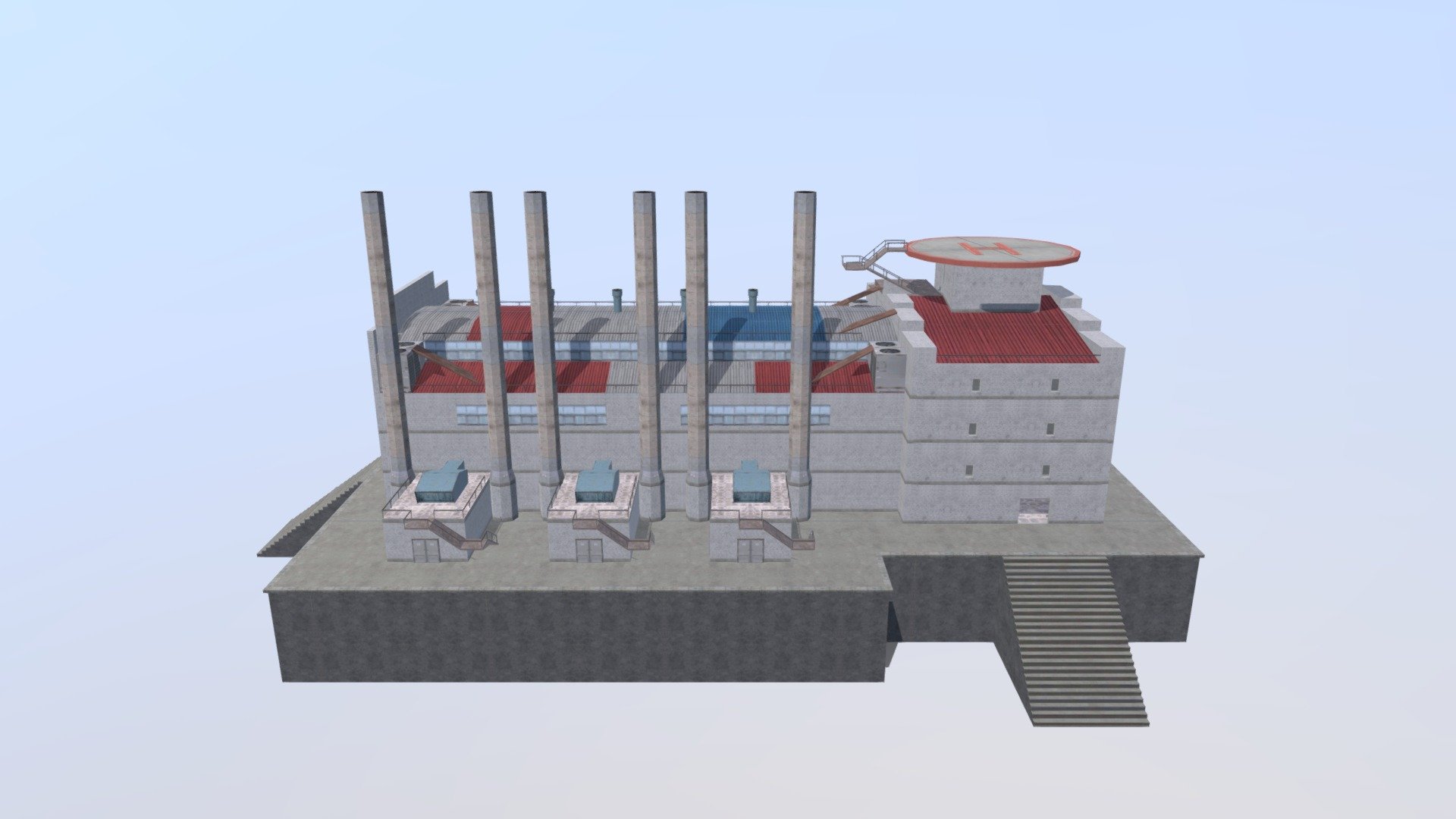 PUBG: R.P.D Factory Building - 3D model by halloweeks [102ef1a] - Sketchfab