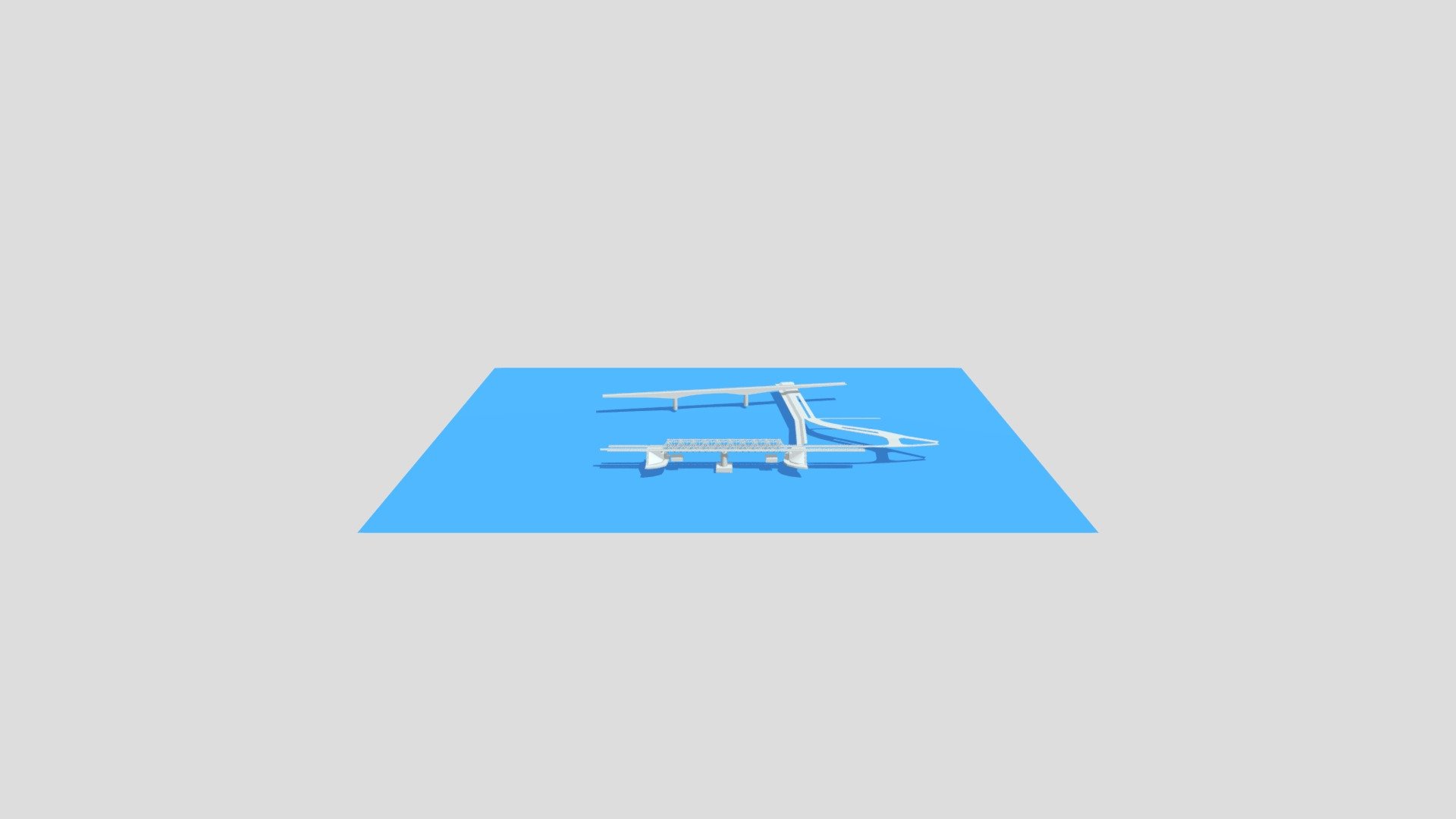 Ham Rong Bridge, Viet Nam - 3D model by qualavalo [102fa5d] - Sketchfab