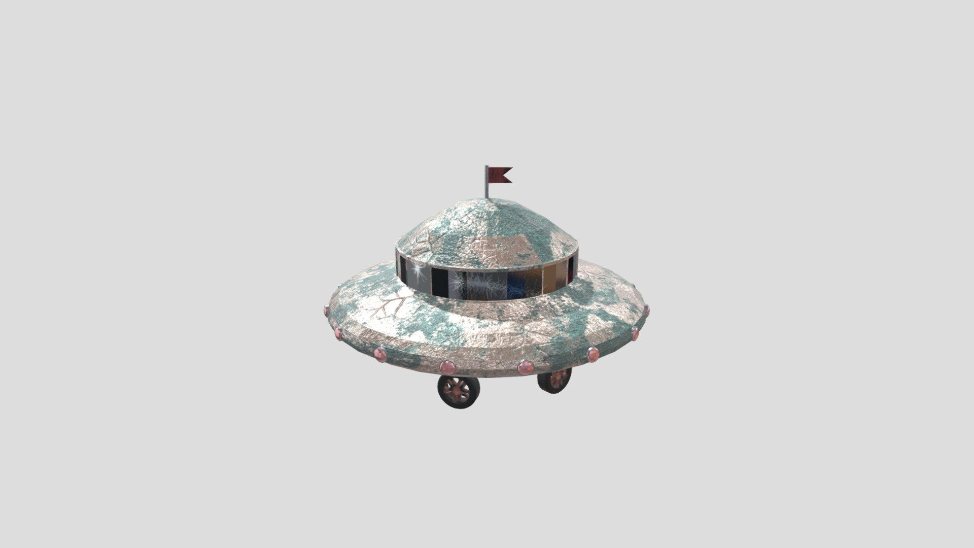 OLD UFO - 3D model by Felixmo [1031681] - Sketchfab