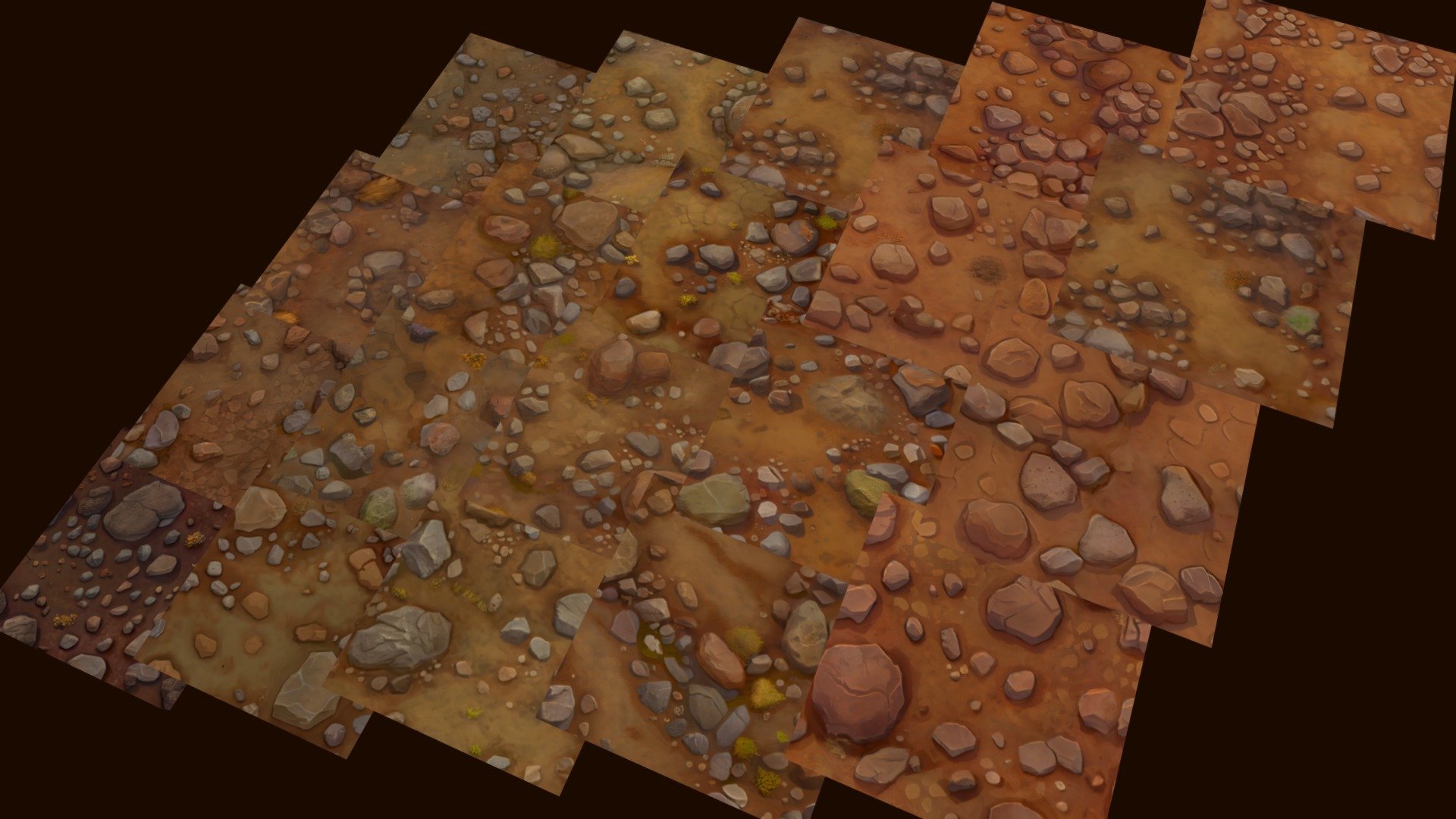 Ground: Earth & Rocks 20 TEXTURES (Handpaint) #6 - Buy Royalty Free 3D ...