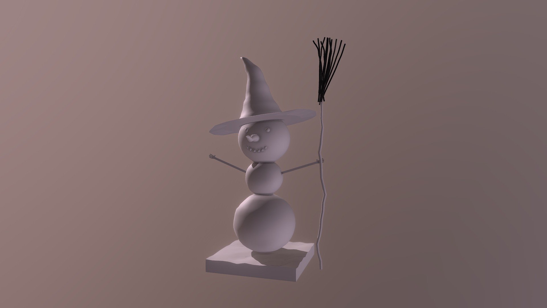 snowman - 3D model by Beatrice.Lai [103959c] - Sketchfab