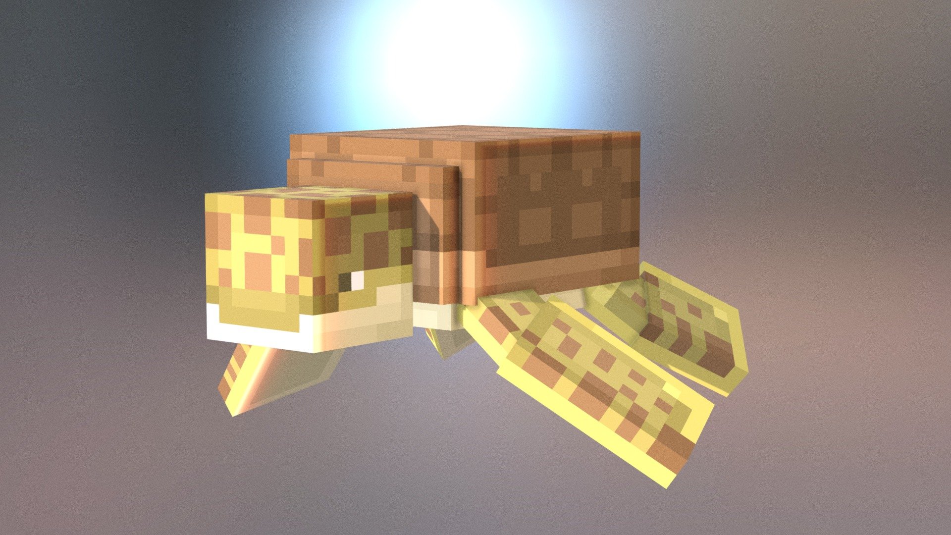 Minecraft Sea Turtle Re-Design - New Attempt - 3D model by jessdragon12 ...