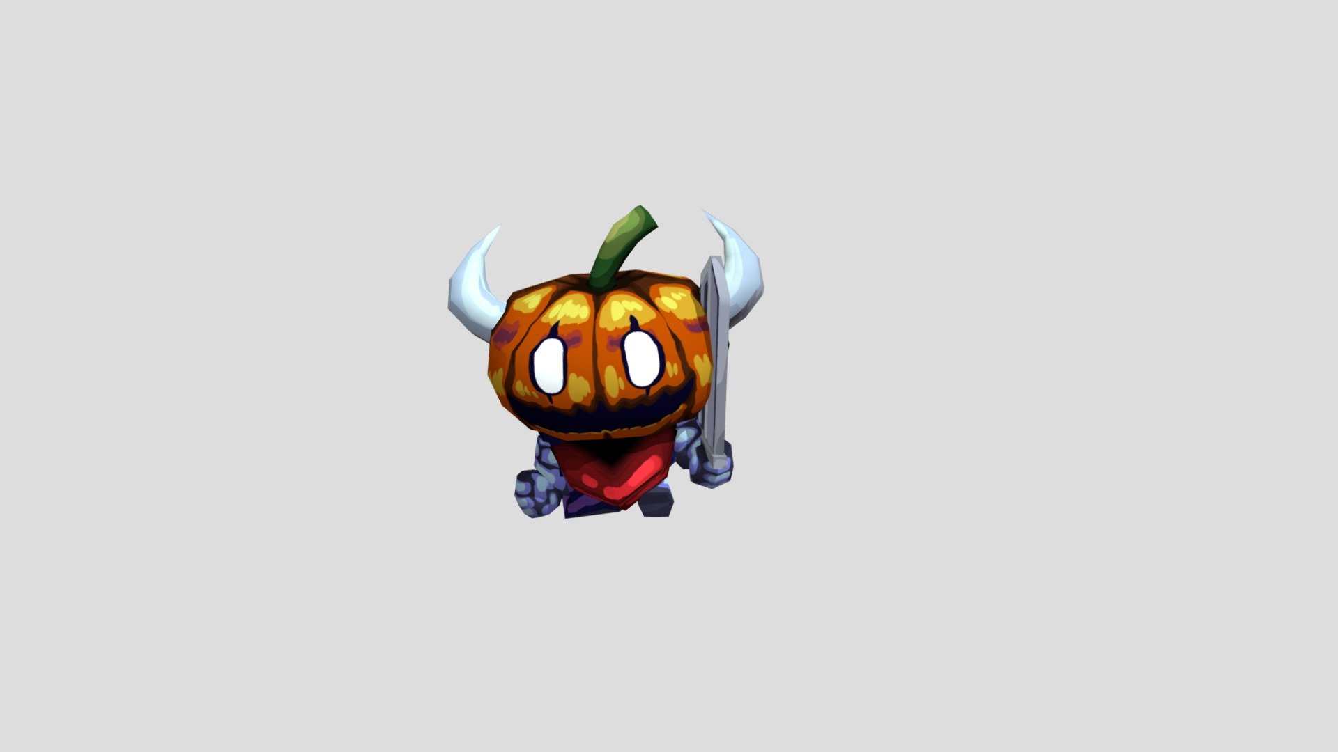 Pumpkin Knight - Download Free 3D model by Skeletal_raven_arts [103d6bd ...