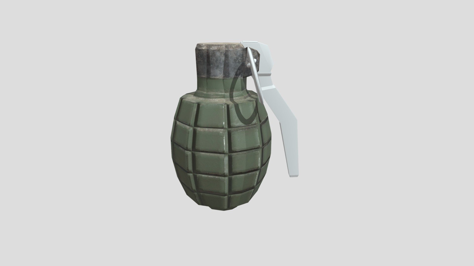 Grenade low poly - Download Free 3D model by ivan alarcon (@capivan ...