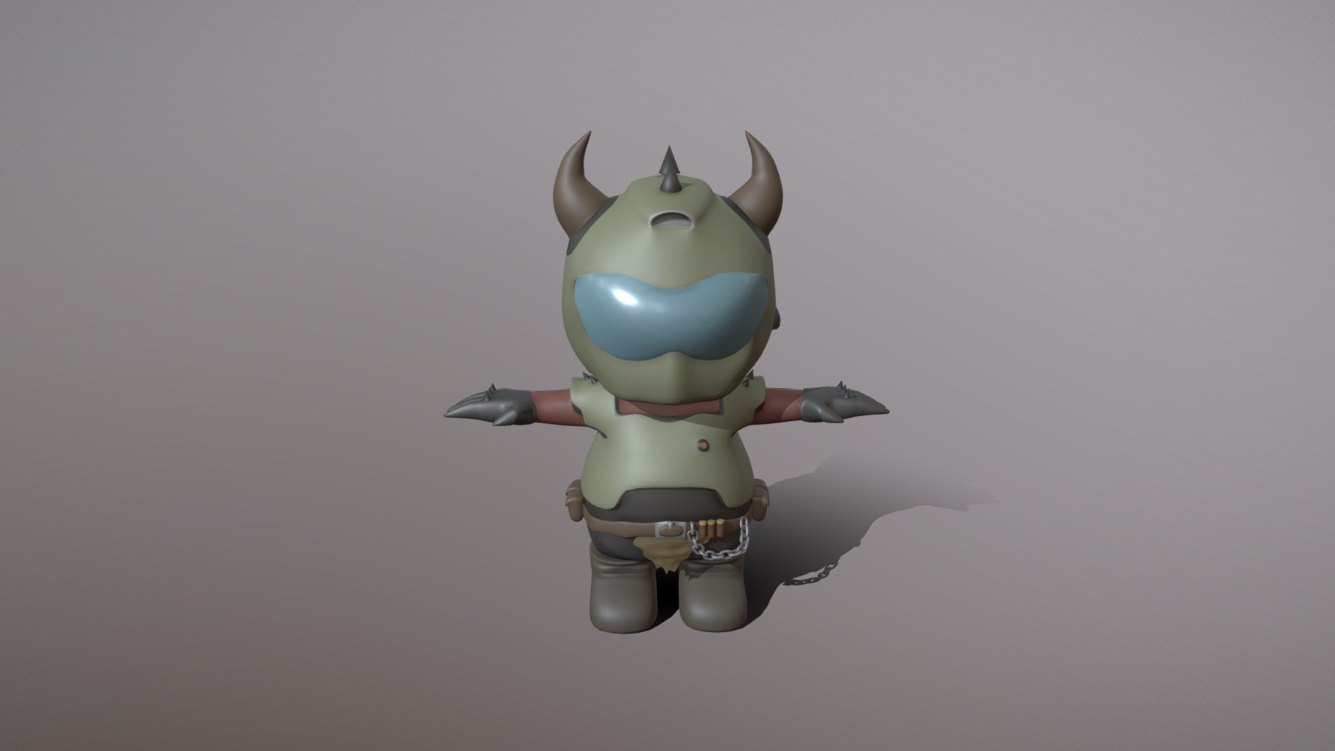 Doom Demon - Download Free 3D model by Xande_Poveda [103f8ed] - Sketchfab