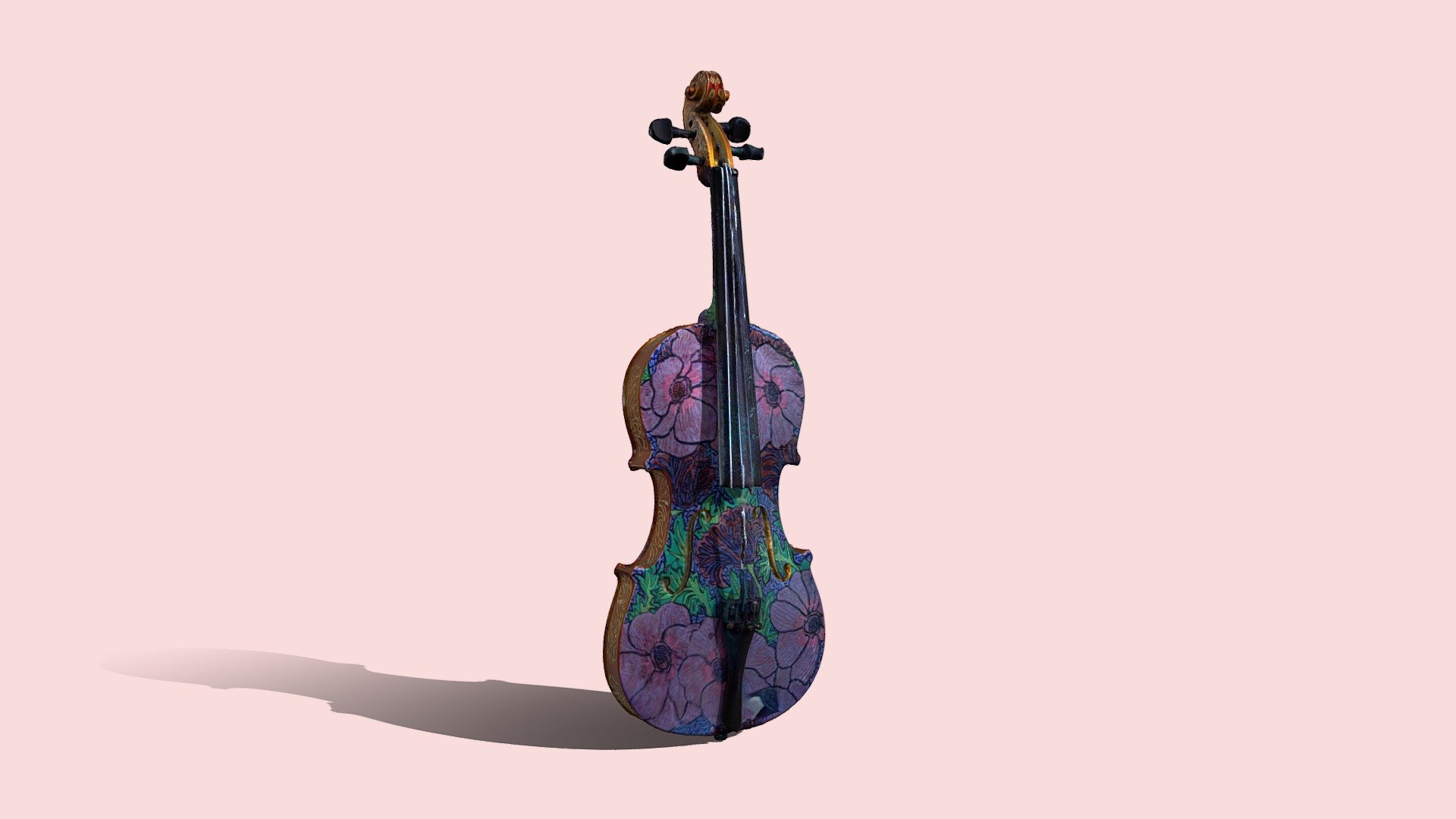 Violin - 3D model by B3D Labs (@B3DLabs) [104071e] - Sketchfab