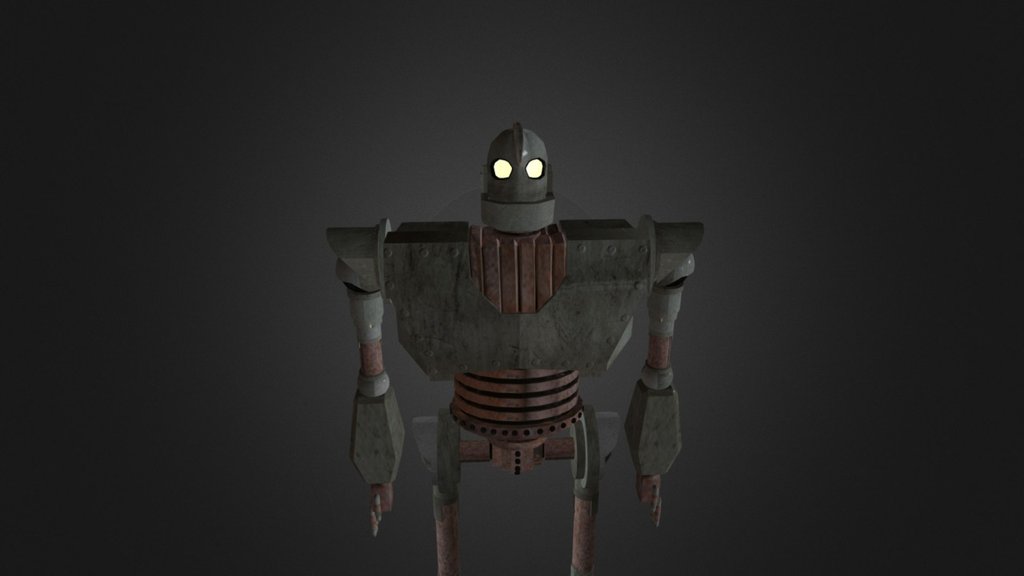 Iron Giant - 3D model by PlattIntroTo3d [1040d6c] - Sketchfab