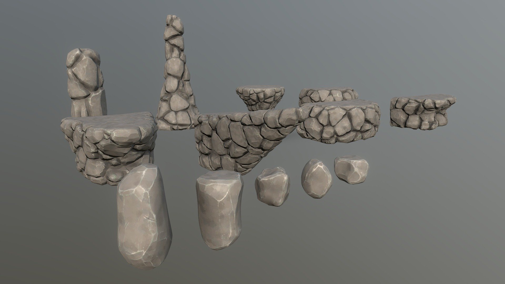 Stylized rocks/stones - Buy Royalty Free 3D model by Mikołaj Michalak ...