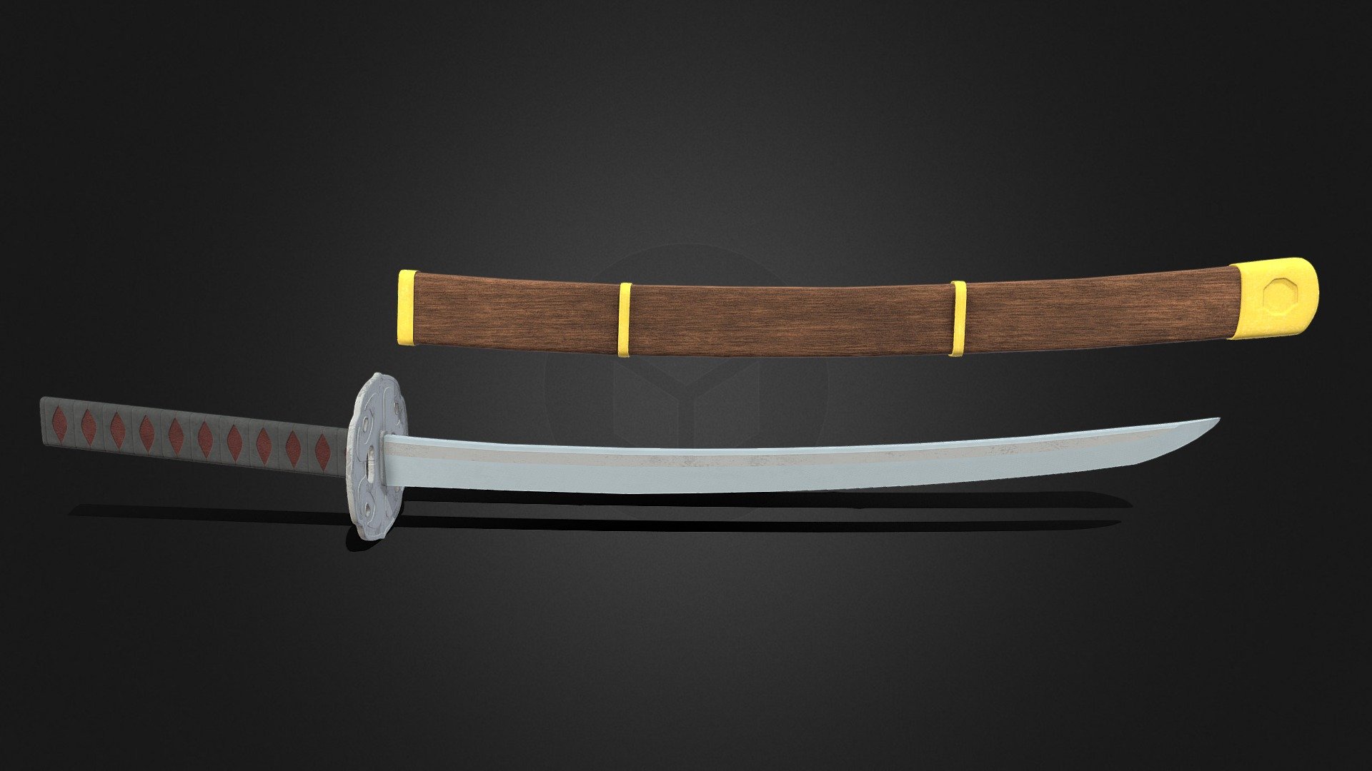 Katana - Download Free 3D model by pablomorro [1046f7f] - Sketchfab