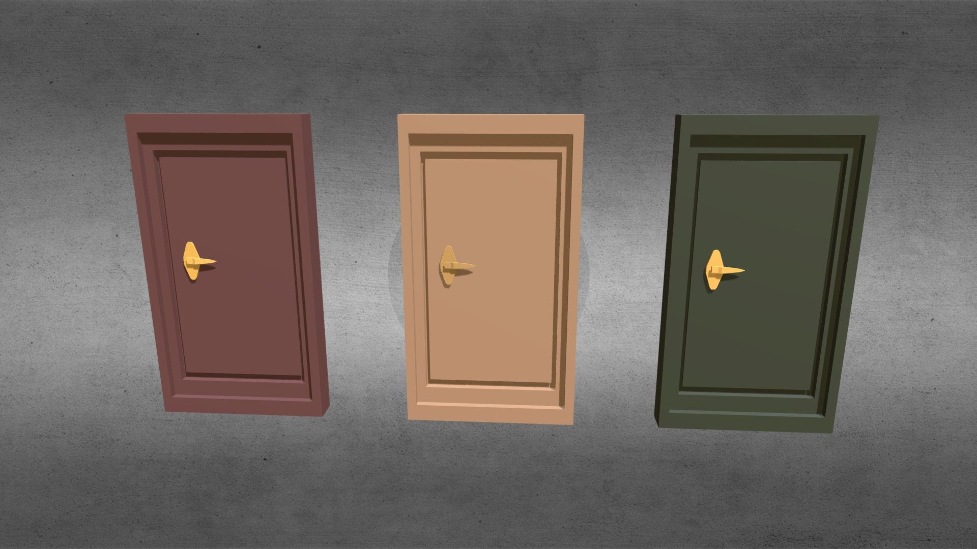 Low-Poly Door - Download Free 3D model by Kaletha's Craft (@hgofficial ...