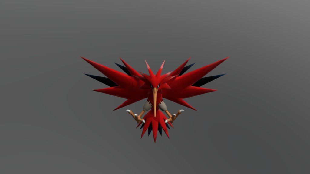 Shiny Zapdos - 3D model by Norasya [1048174] - Sketchfab