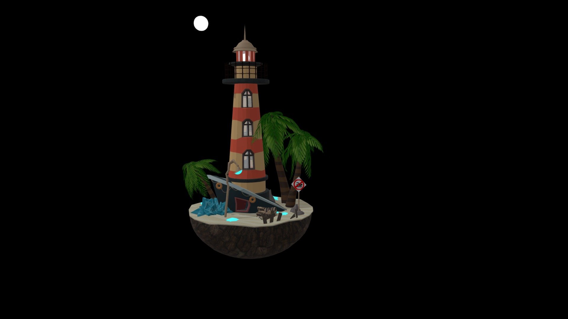 Diorama Faro - 3D model by mariana.lopez933 [104b830] - Sketchfab
