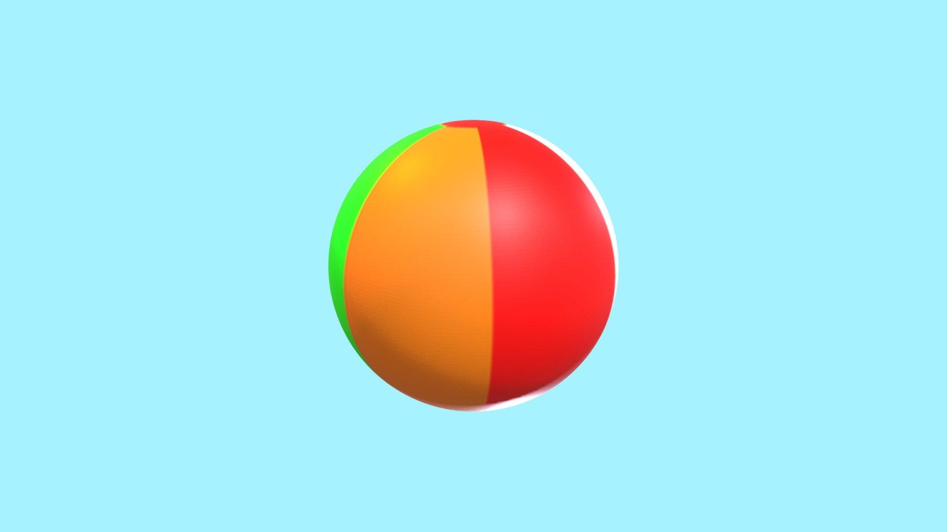 Beach Ball - 3D model by Stepdone [104cfee] - Sketchfab
