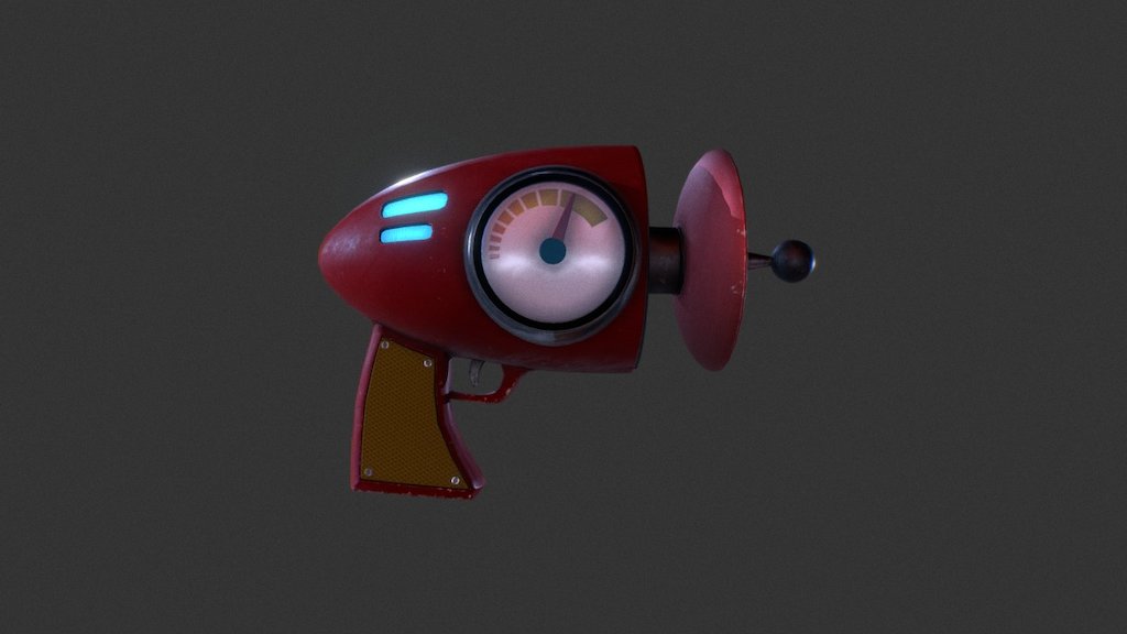 P37, protons pistol - 3D model by alexsansrs [104fdc5] - Sketchfab