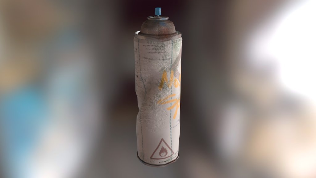 Spray Can Texture - 3D model by durhambot [1051a85] - Sketchfab