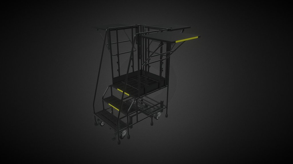 Step Ladder - 3D model by rkmoldex [1051c98] - Sketchfab