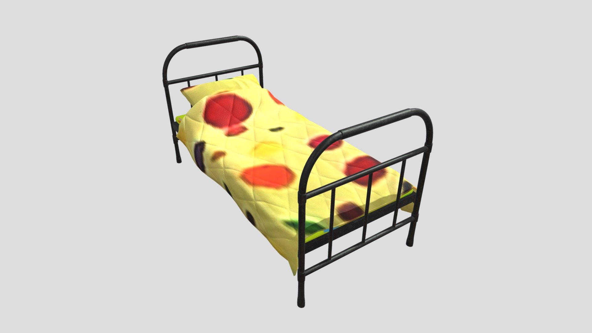 metal-bed-fittings - Download Free 3D model by Mylom [1052771] - Sketchfab