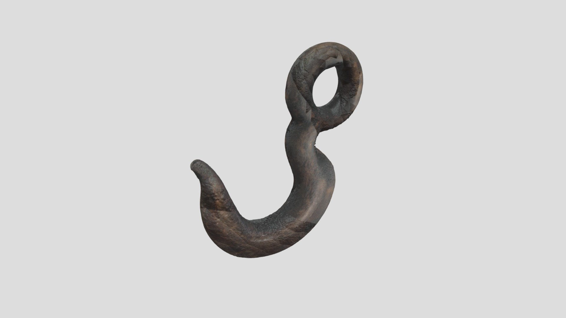 Rusty hook - Download Free 3D model by Heisenberg (@Gertol) [10539e5 ...