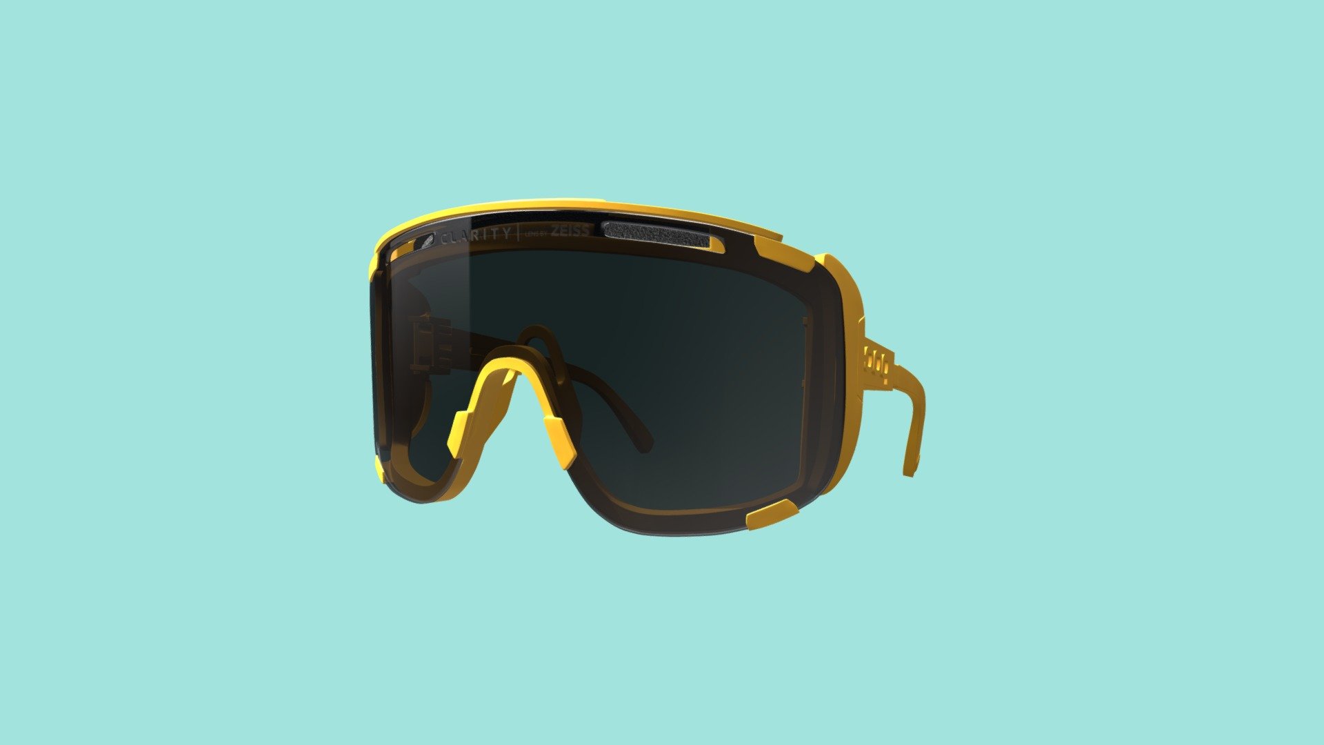 POC Yellow Ski Sunglasses - 3D model by Ruya.Baraz [1055e0f] - Sketchfab