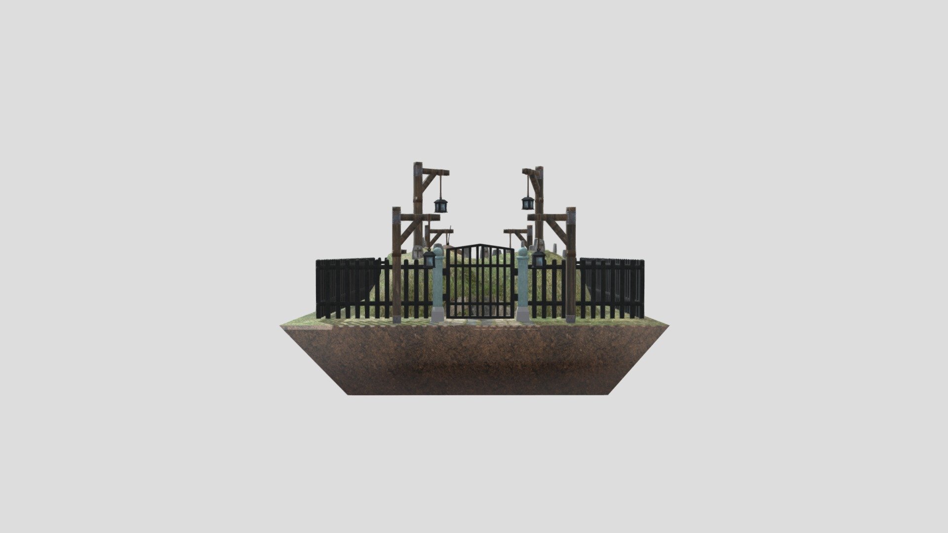 BlackWall Cemetery - 3D model by KMBowser [1058b16] - Sketchfab