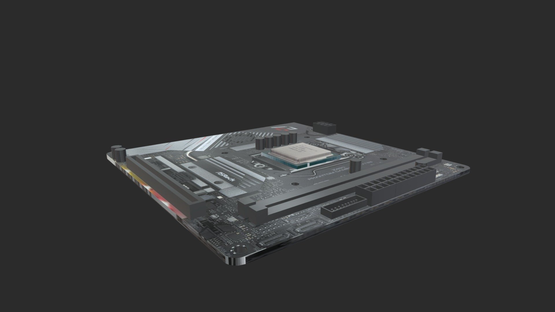 Motherboard - 3D model by Anton Barannikov (@Krer) [1059095] - Sketchfab