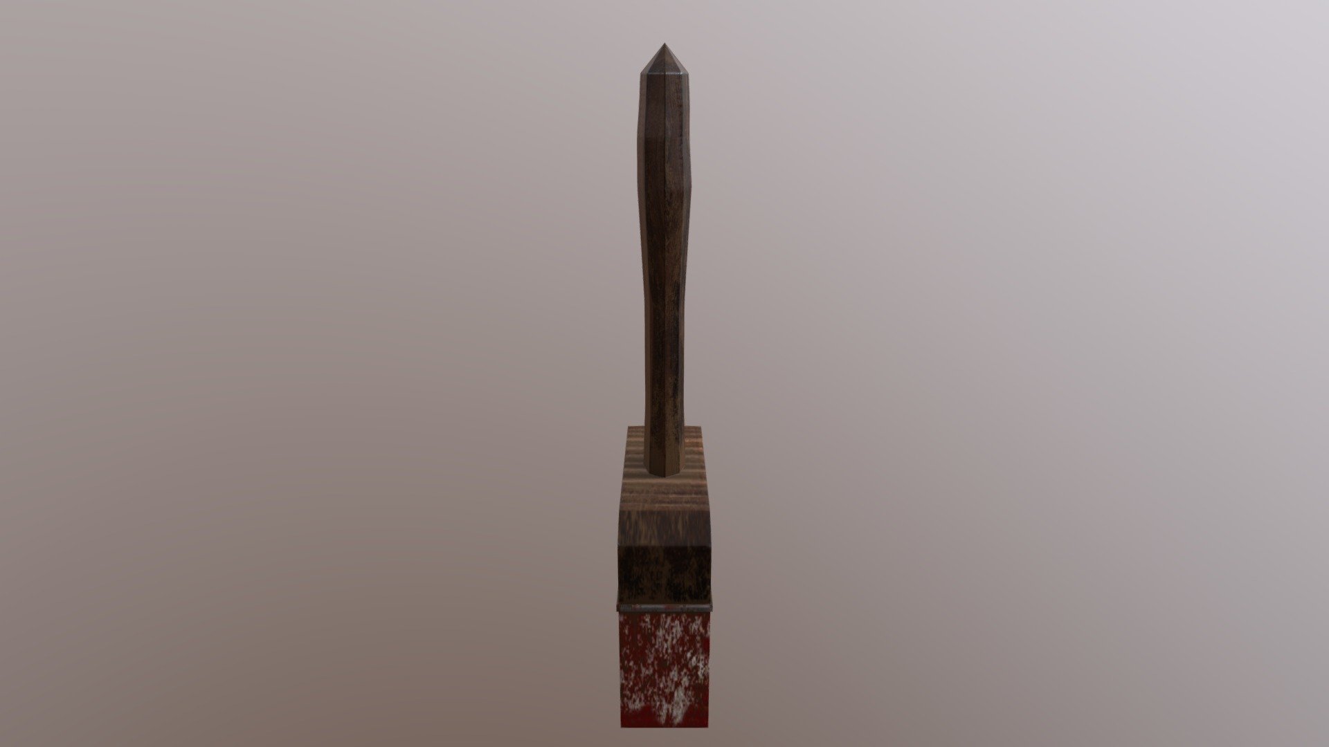 Low Poly Paint Brush - 3D model by Liam251 [105917e] - Sketchfab