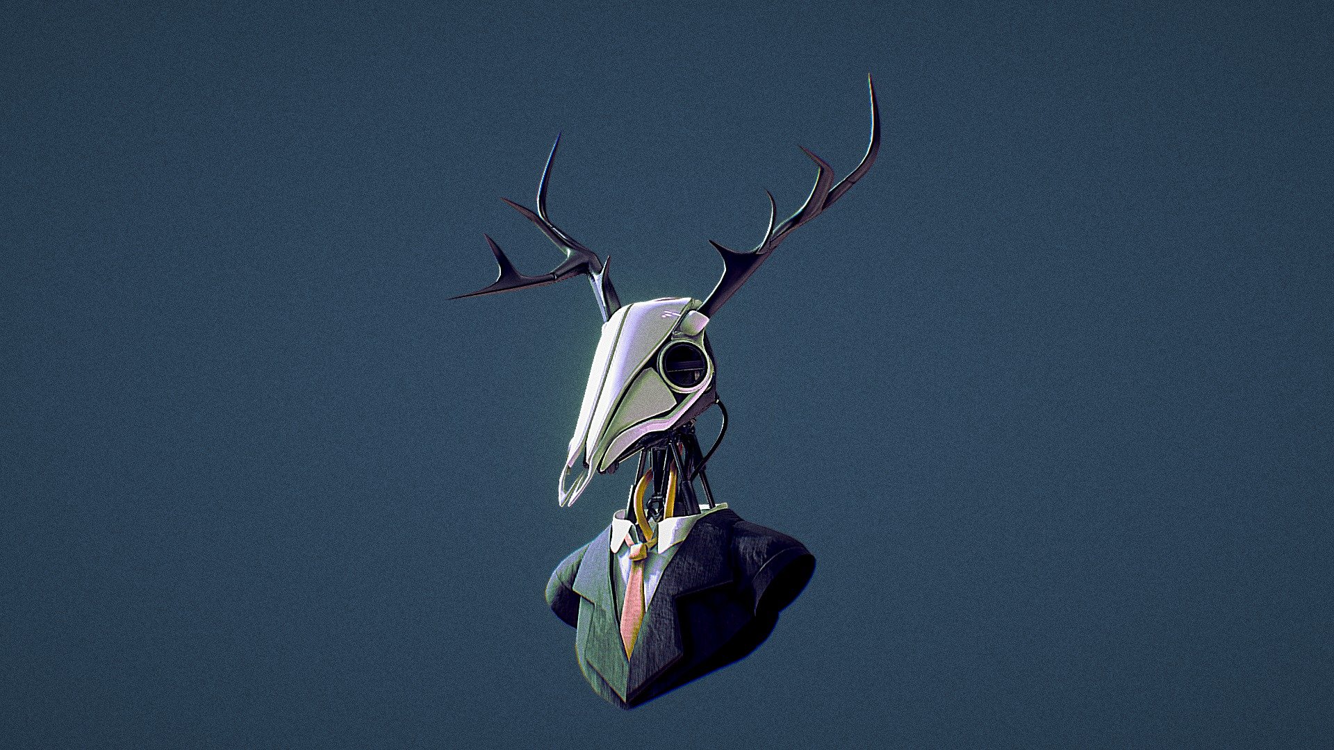 Robotic stag - 3D model by SeanNicolas [1059ff5] - Sketchfab