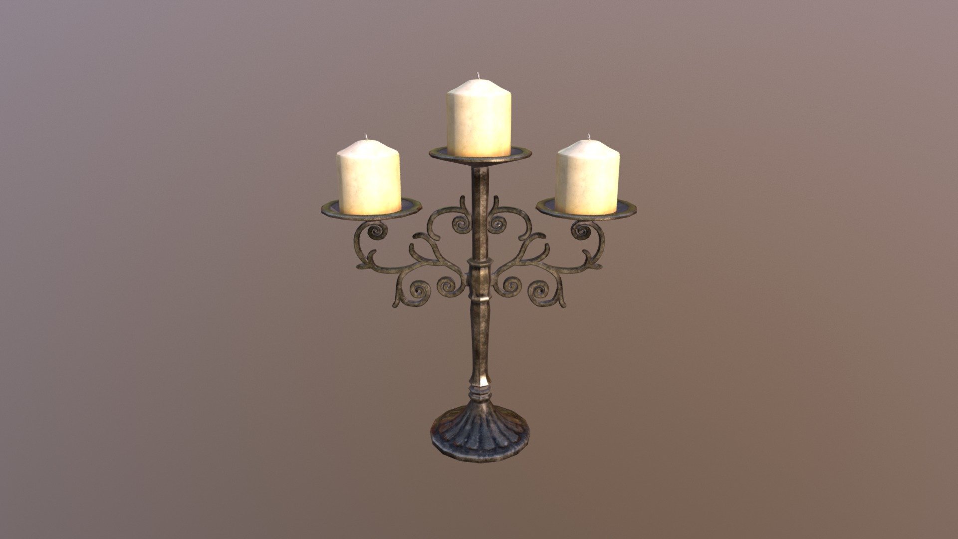 candlestick - 3D model by tommy570713 [105a263] - Sketchfab