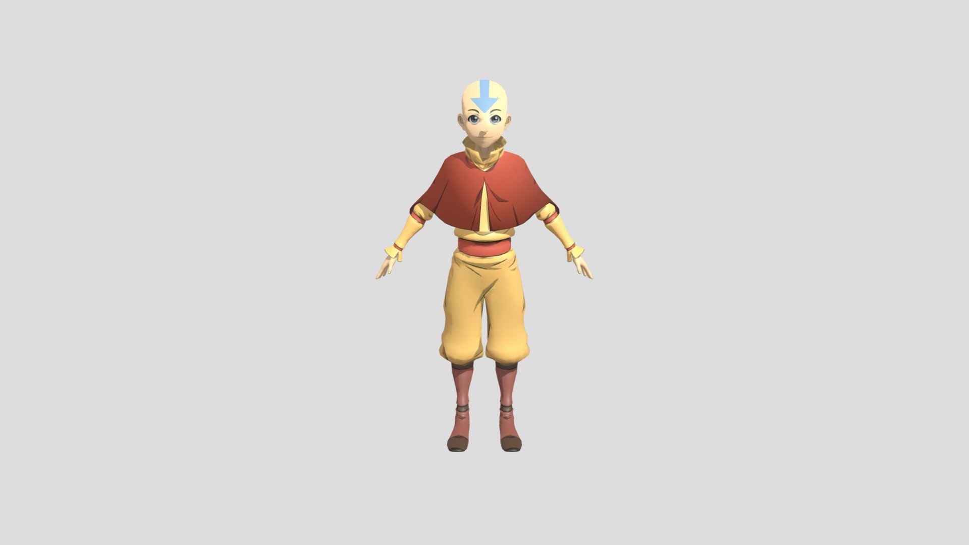 Aang - Avatar: The Last Airbender - Download Free 3D model by ...