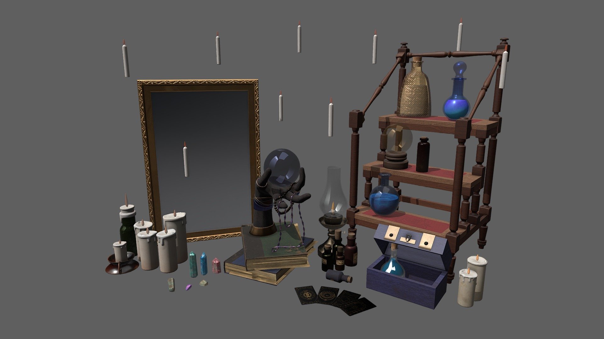 Diagon Alley - Props - 3D model by c.ngo [105bbe1] - Sketchfab