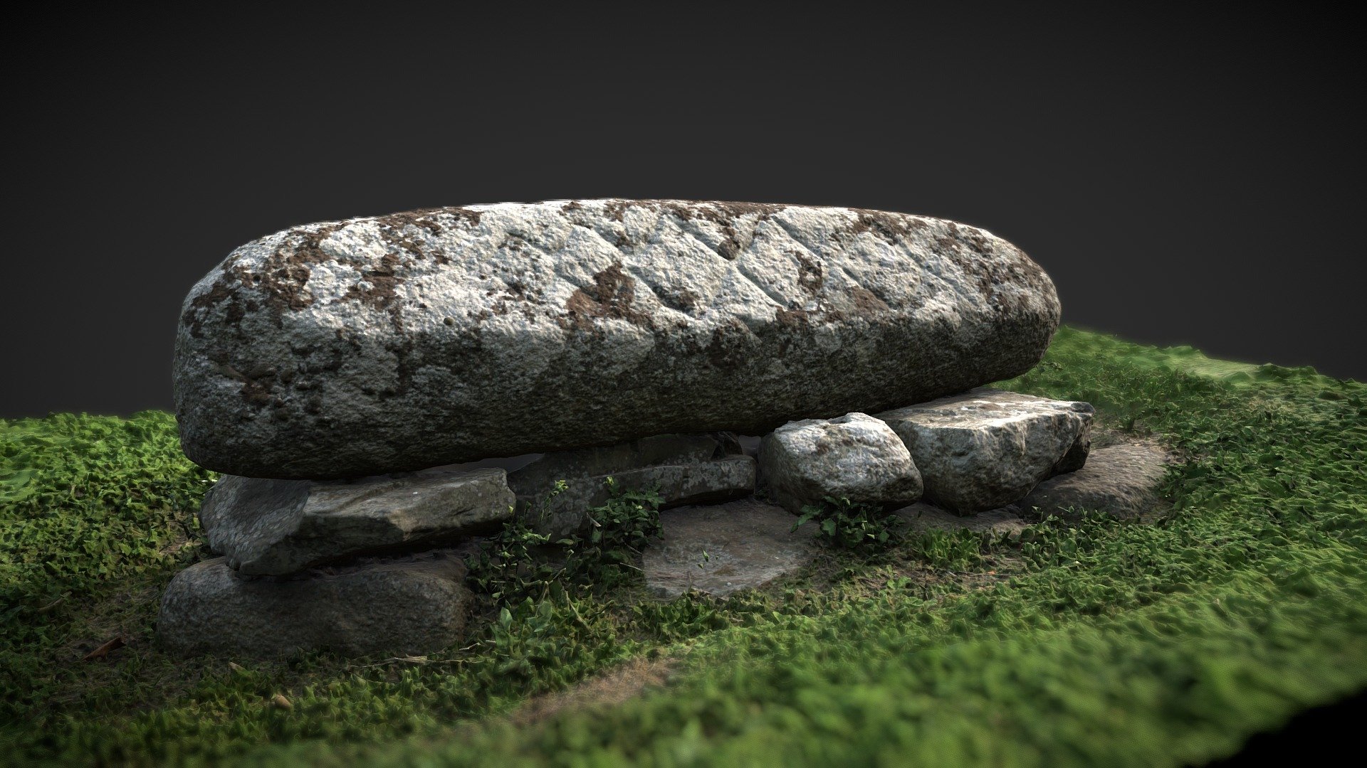 Hogback Stone (KD040-002013-) Castledermot - 3D model by Co. Kildare ...