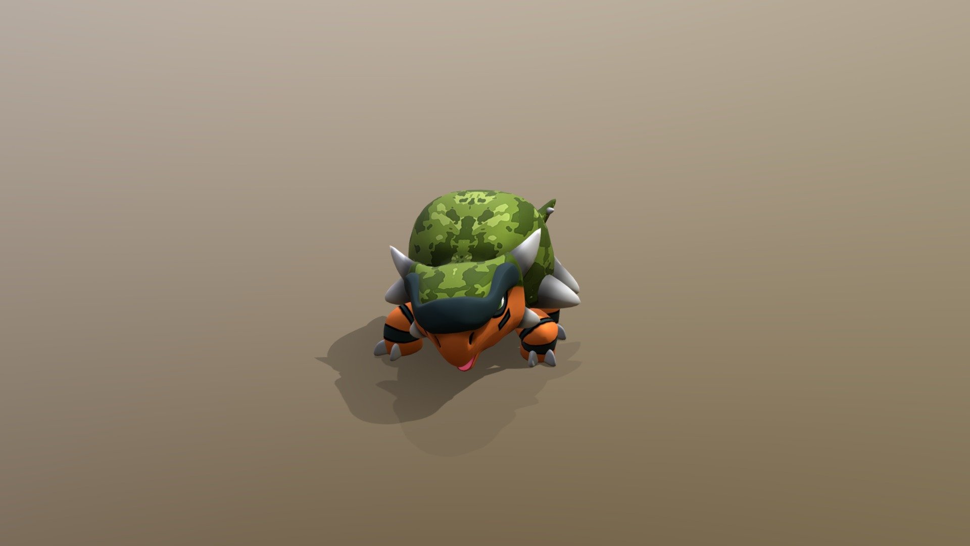 Fake Digimon - Ankydinomon - 3D model by Rodrigo (@dragonrod342 ...