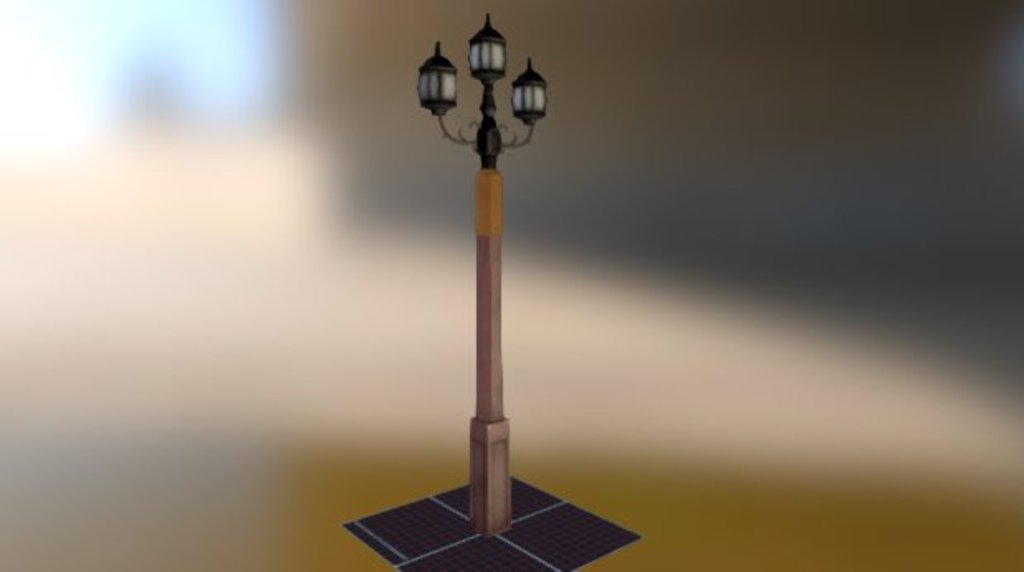 Light_Pole - 3D model by jakobvandamme [105fdfa] - Sketchfab